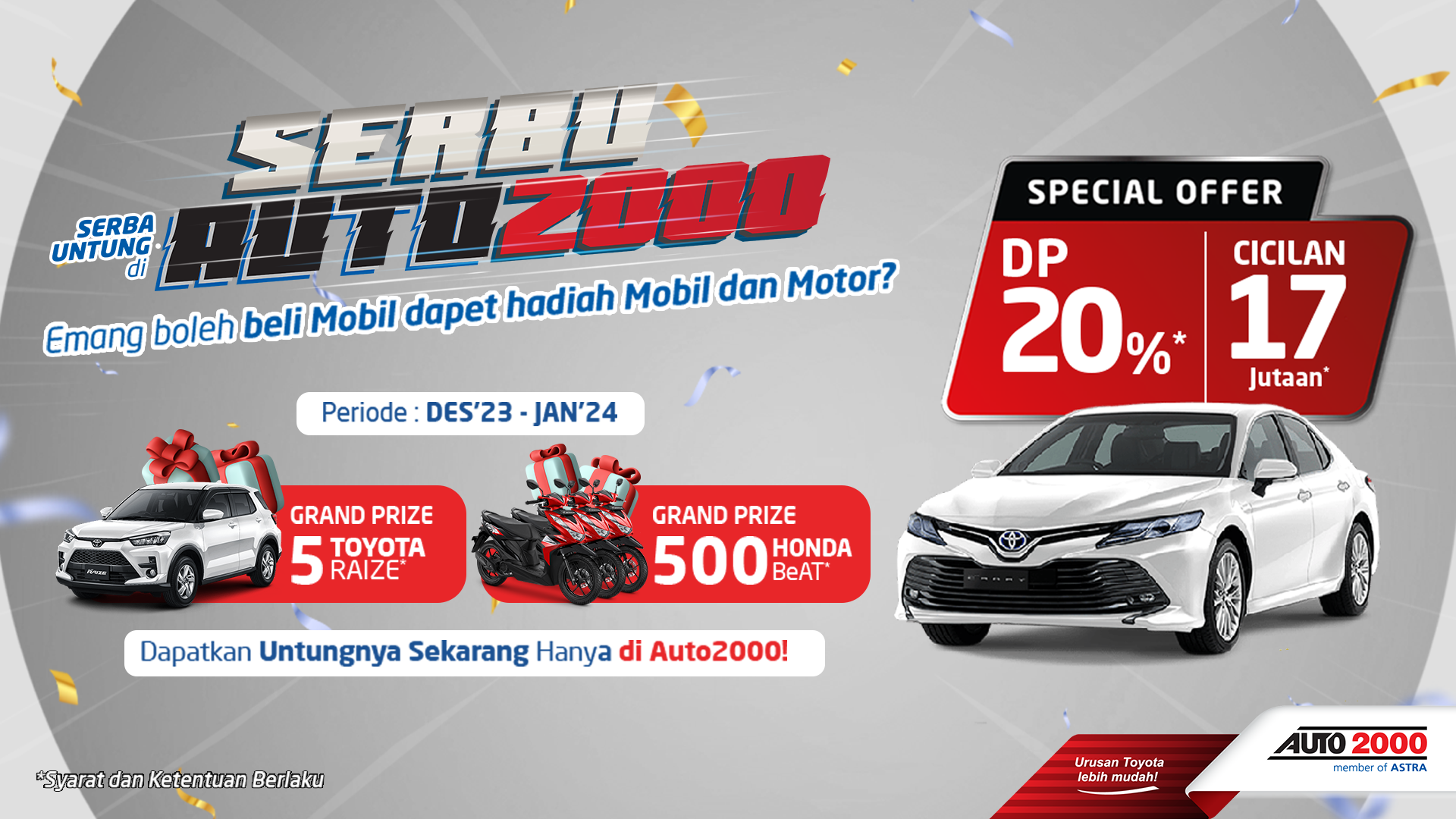 Promo Auto Year End Special Camry Hybrid | Auto2000
